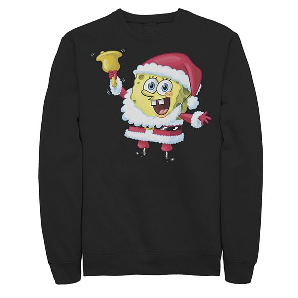 Men's Nickelodeon SpongeBob SquarePants Santa Claus Sweatshirt