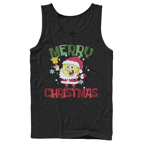 Men's Nickelodeon Spongebob Squarepants Santa Outfit Merry Christmas ...