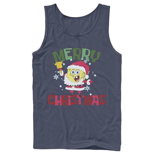 Men's Nickelodeon Spongebob Squarepants Santa Outfit Merry Christmas ...