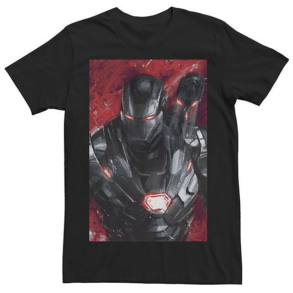 Men's Marvel Avengers Endgame War Machine Painting Graphic Tee