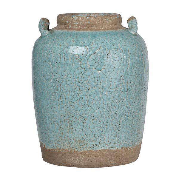 Candia Turquoise Large Ceramic Vase