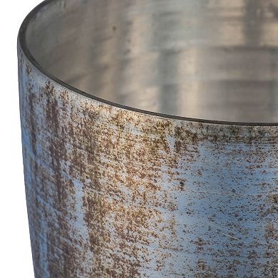 Large Metallic Lidded Trophy Table Decor