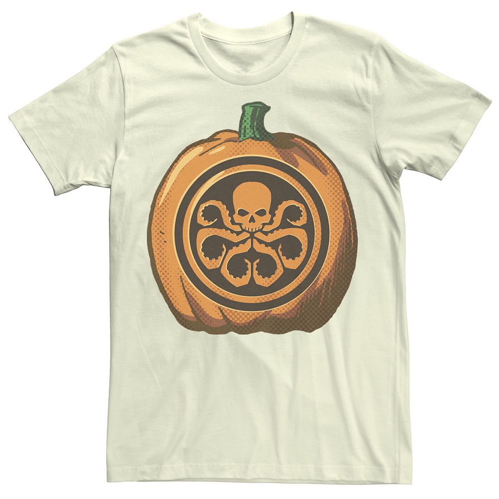 Men's Marvel Hydra Symbol Halloween Pumpkin Tee
