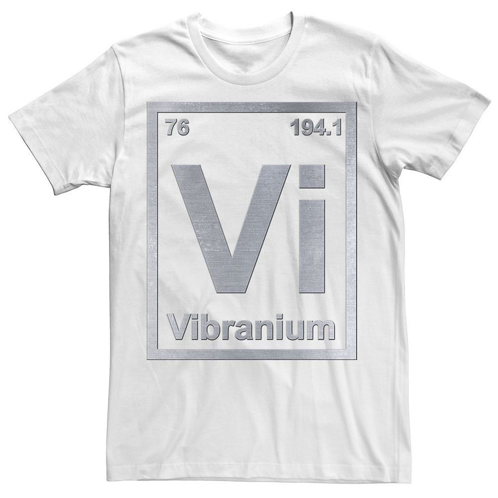 Men's Marvel Periodic Element Vibranium Metal Tee