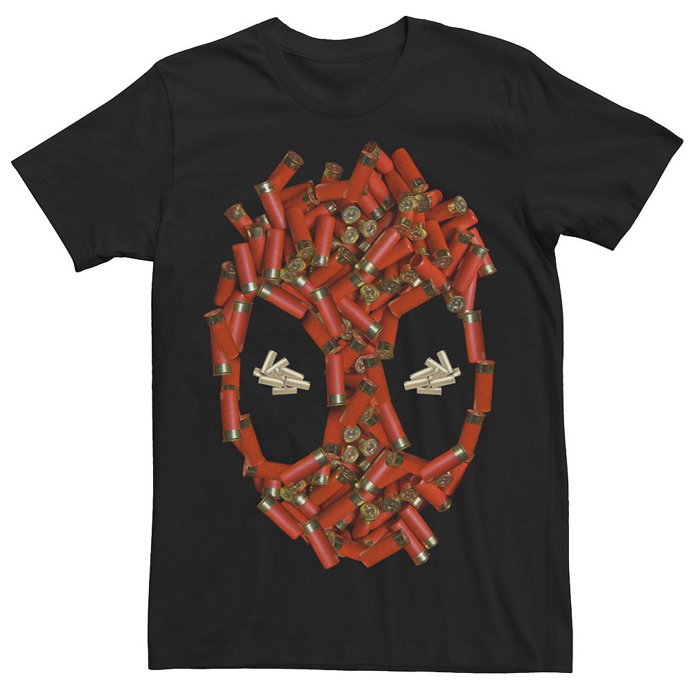 Men's Marvel Deadpool Shell Cases Face Tee
