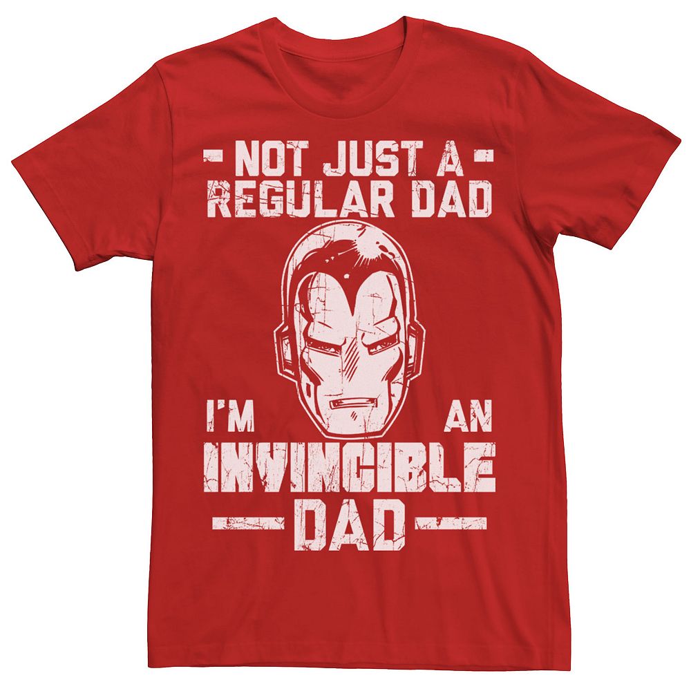 Men's Marvel Iron Man "Invincible Dad" Graphic Tee