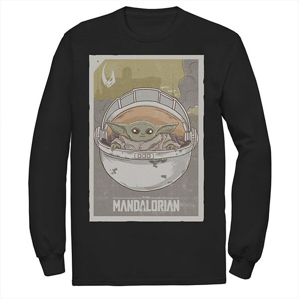 Men's Star Wars The Mandalorian The Child aka Baby Yoda Poster Tee