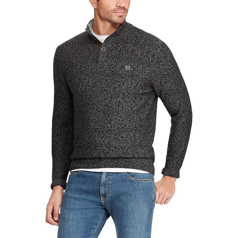 UPC 887075709164 - Men's Chaps Classic-Fit Button Mockneck Pullover ...