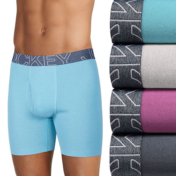 Men's Jockey® 4-pack ActiveBlend® Long-leg Boxer Briefs