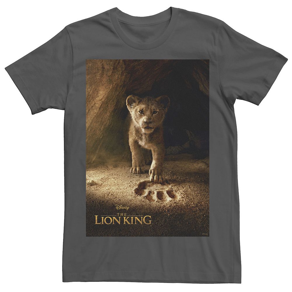 Disney's The Lion King Men's Simba Paw Live Action Movie Poster Tee
