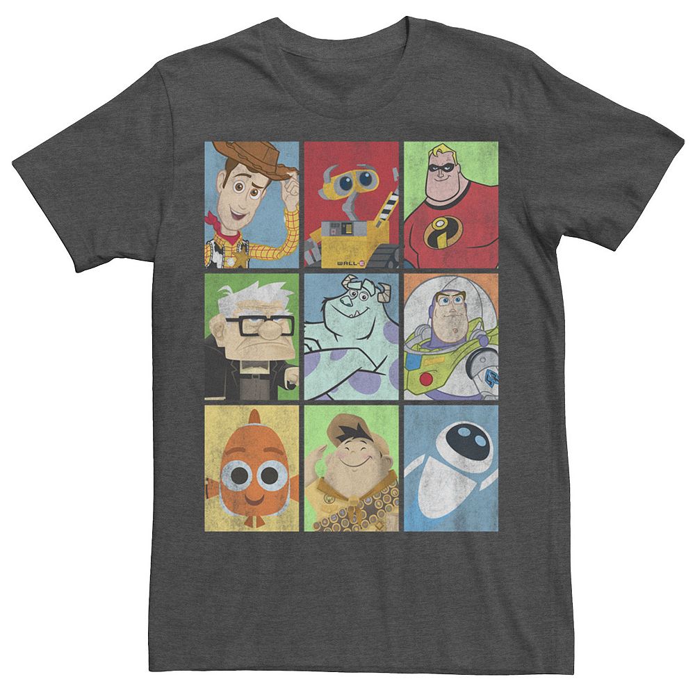 Disney / Pixar Men's Epic Boxed Up Line Up Character Tee