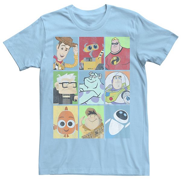 Disney / Pixar Men's Epic Boxed Up Line Up Character Tee
