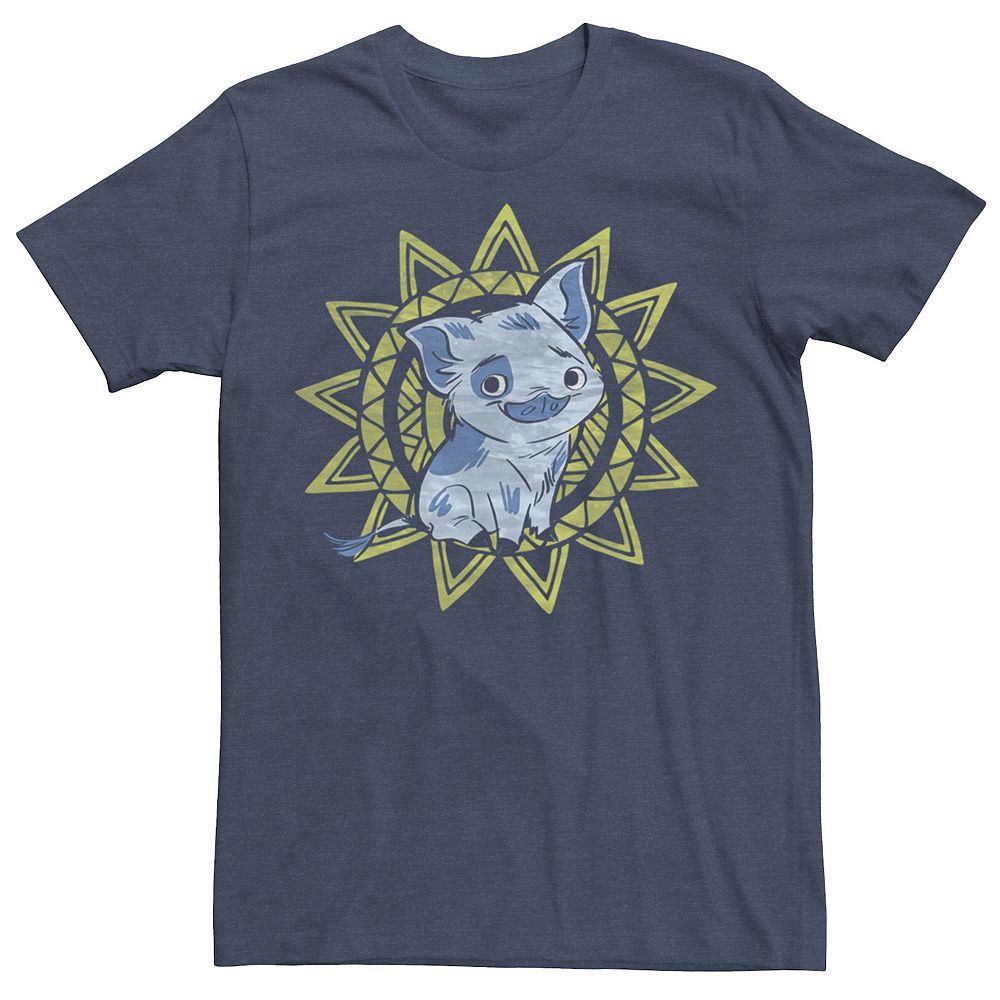 Disney's Moana Pua Men's Geometric Sun Poster Tee