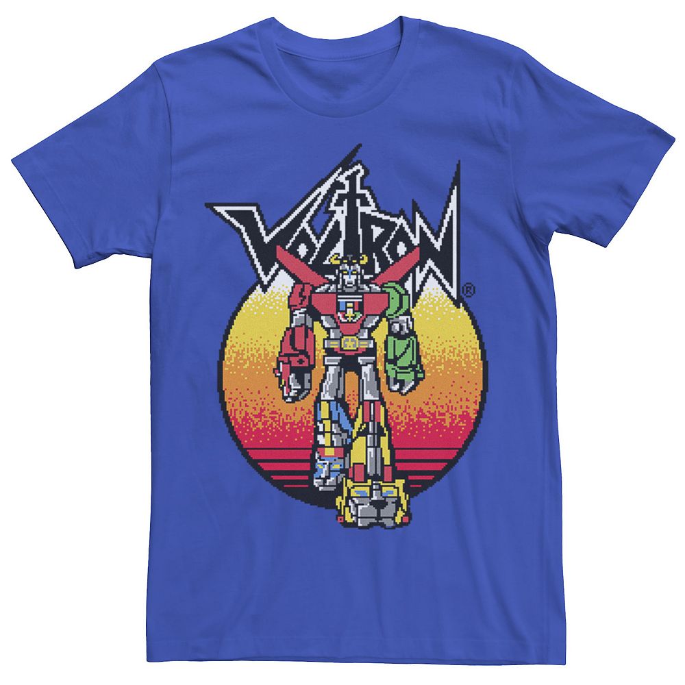 Men's Voltron: Defender of the Universe Retro Gradient Portrait Graphic Tee