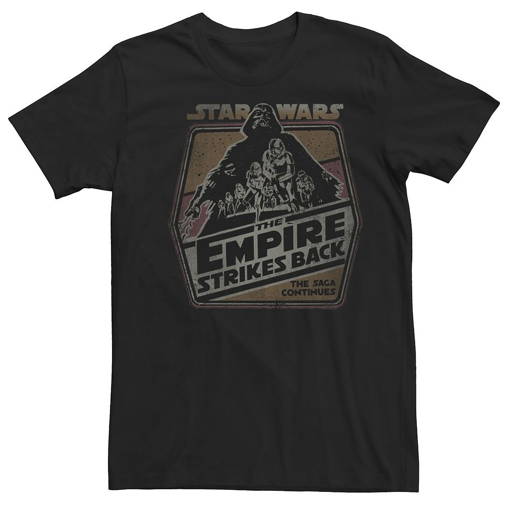 Men's Star Wars The Empire Strikes Back The Saga Continues Tee