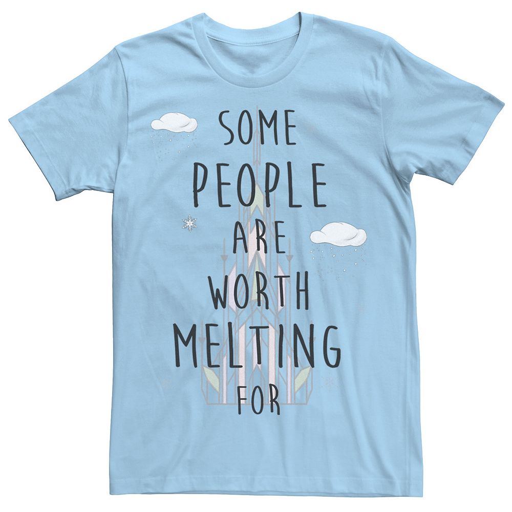 Disney's Frozen Men's "Worth Melting For" Tee