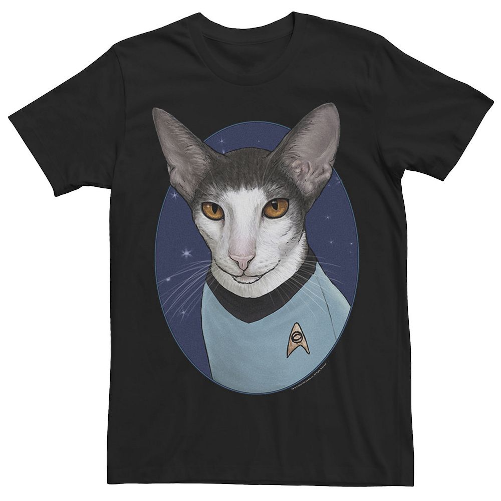 Mens Star Trek Spock Cat Formation Tee