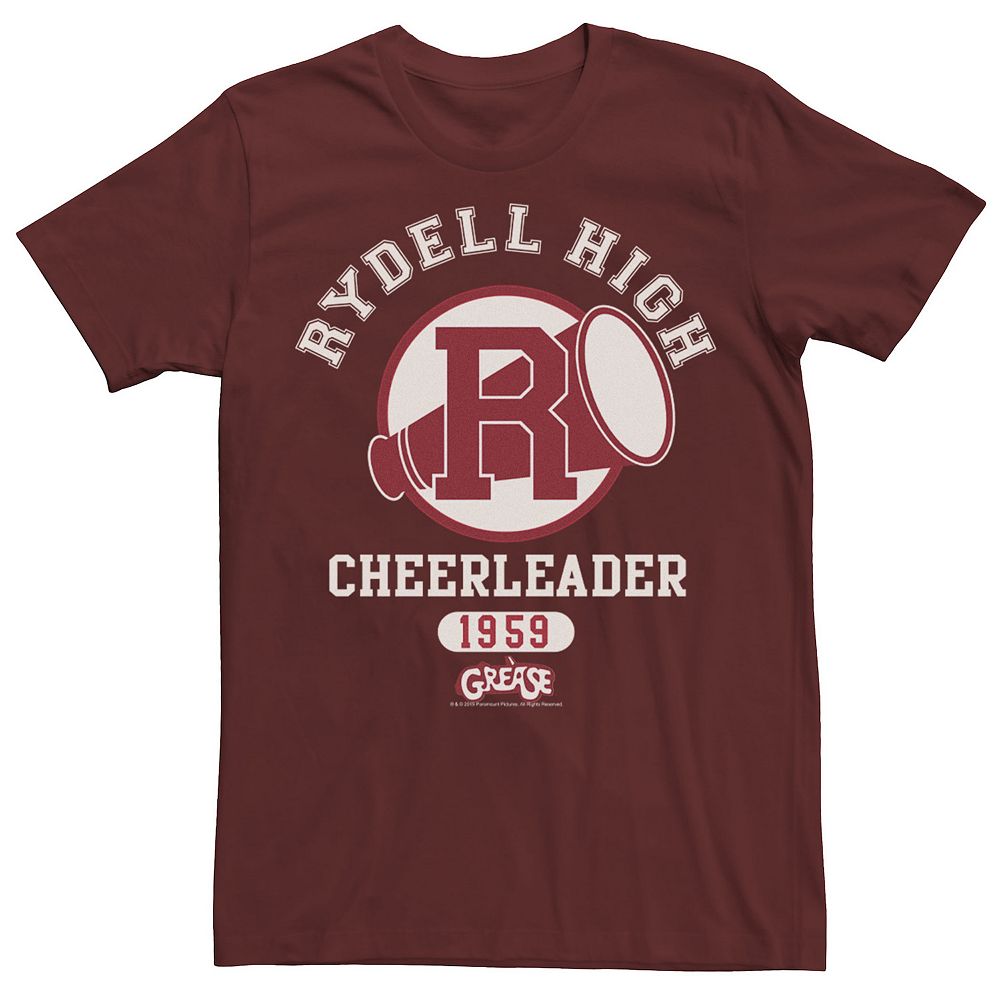 Men's Grease Rydell High Cheerleader Logo Tee