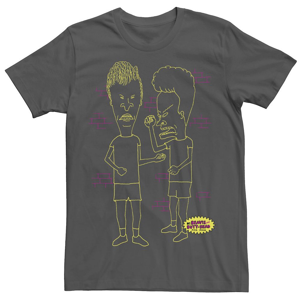 Men's Beavis & Butthead Neon Outline Tee