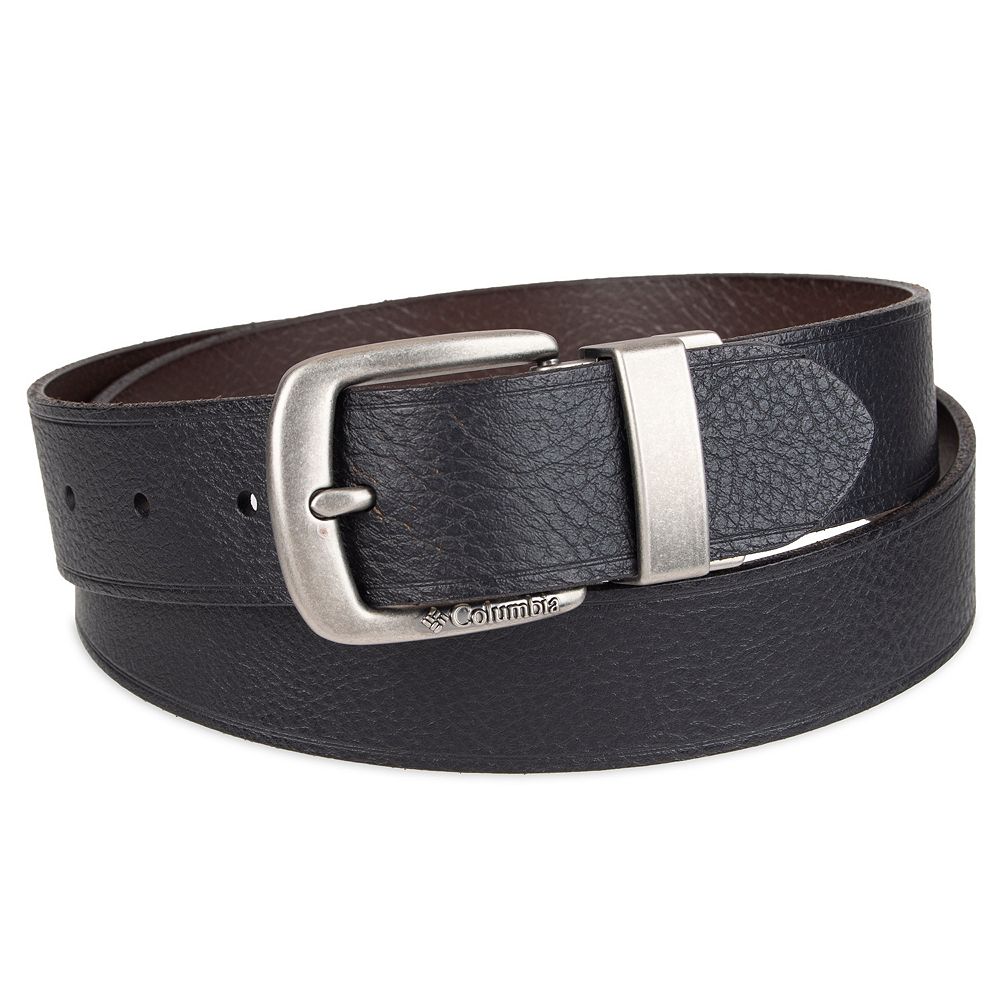 Men's Columbia Reversible Pebble Grain Leather Belt