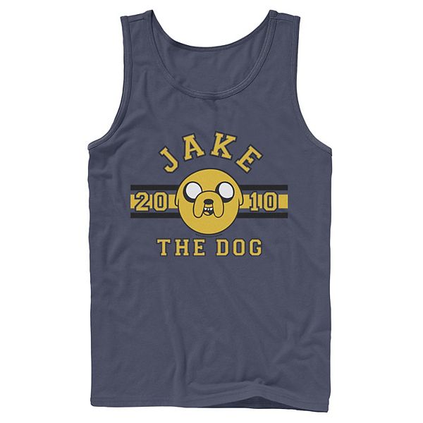 Men's Adventure time Jake The Dog 2010 Head Shot Graphic Tank Top