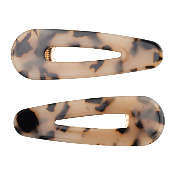 Tortoise Hair Clip Set