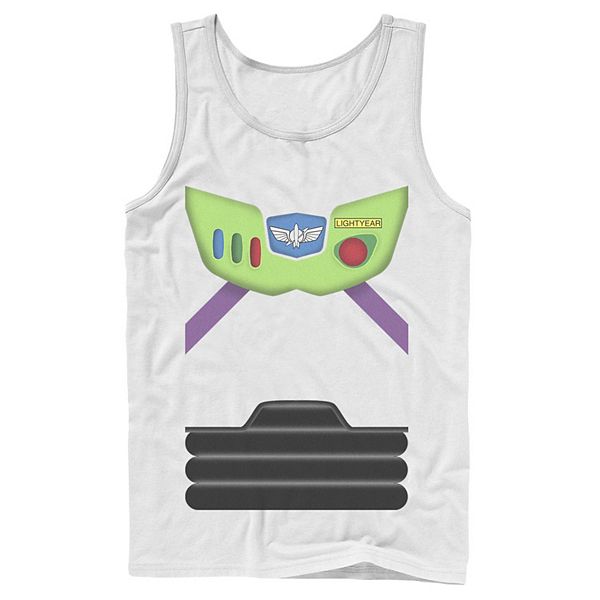Mens Disney / Pixar Toy Story Buzz Lightyear Suit Costume Tank Top