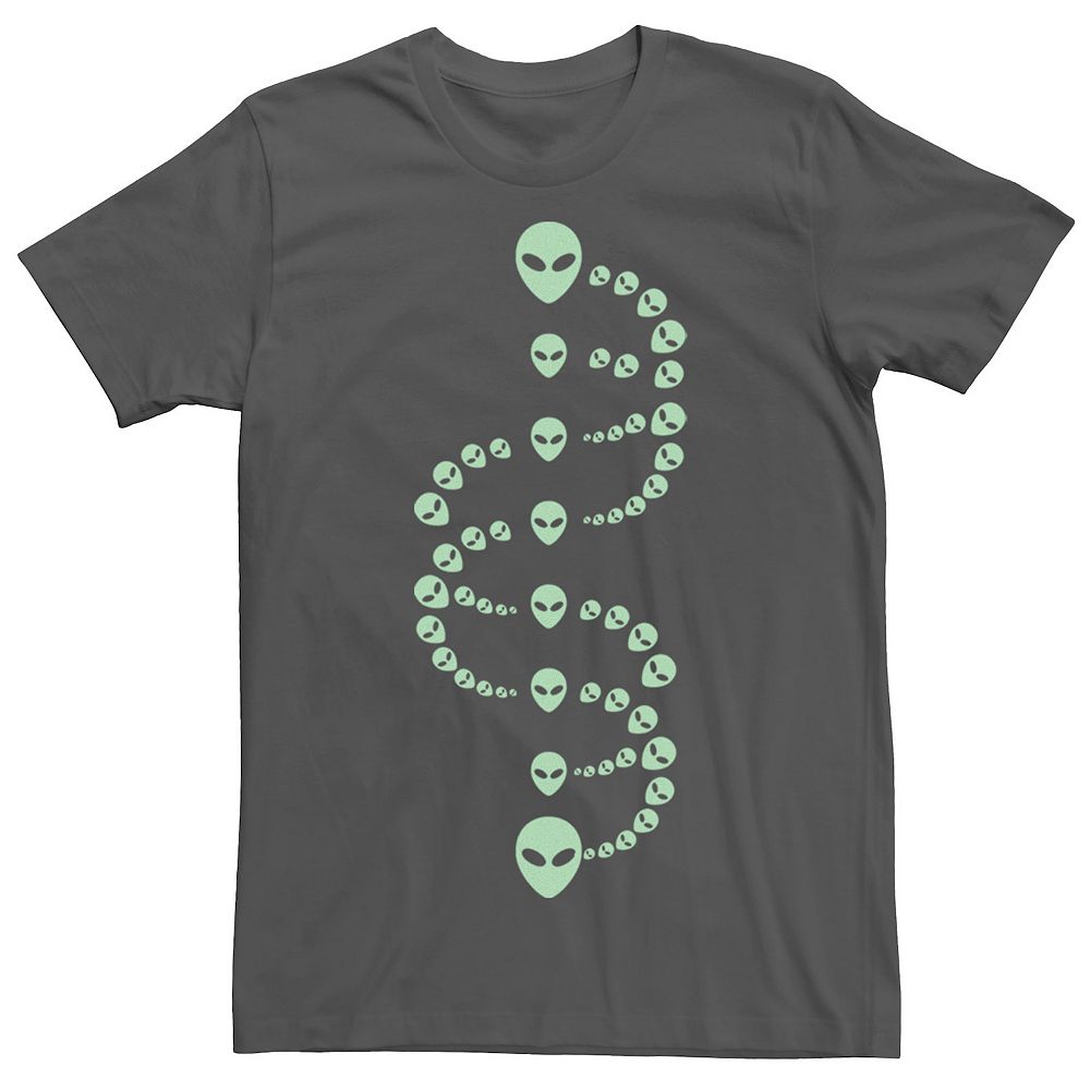 Men's Alien Head Shot Collage Graphic Tee