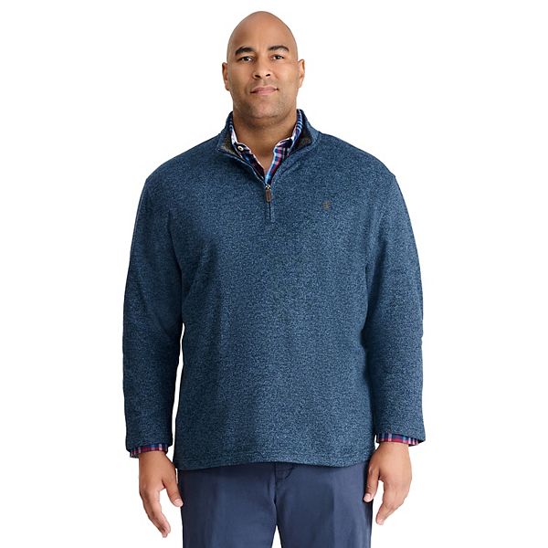 Big & Tall IZOD Advantage Performance Sweater Fleece Quarter-Zip Pullover