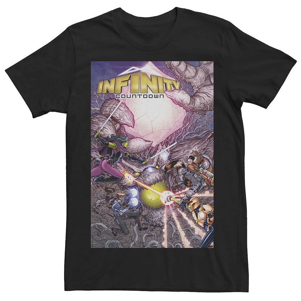 Men's Marvel Infinity Countdown Comic Cover Graphic Tee