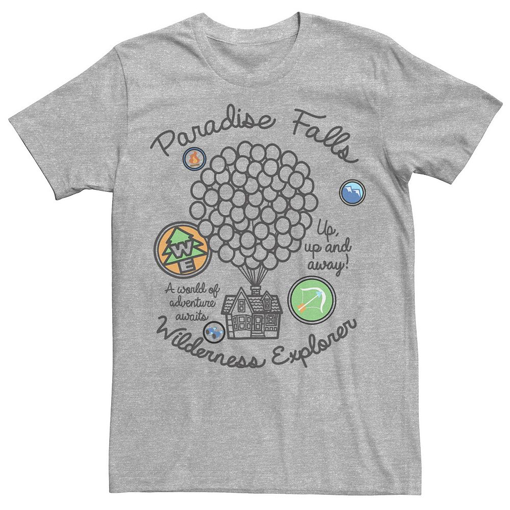 Disney / Pixar's Up Men's Paradise Falls Explorer Patch Tee