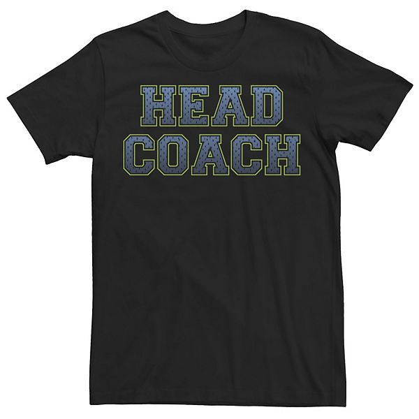 Men's Head Coach Gradient Text Graphic Tee