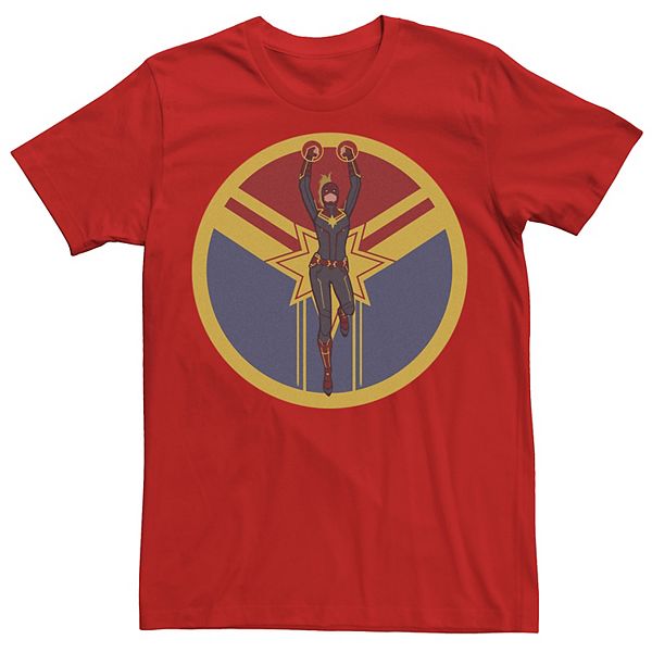 Men's Marvel Avengers: Endgame Captain Marvel Circle Logo Graphic Tee