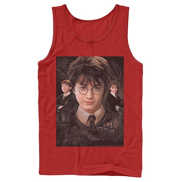 Men's Harry Potter Chamber Of Secrets Harry Ron Hermione Poster Graphic ...