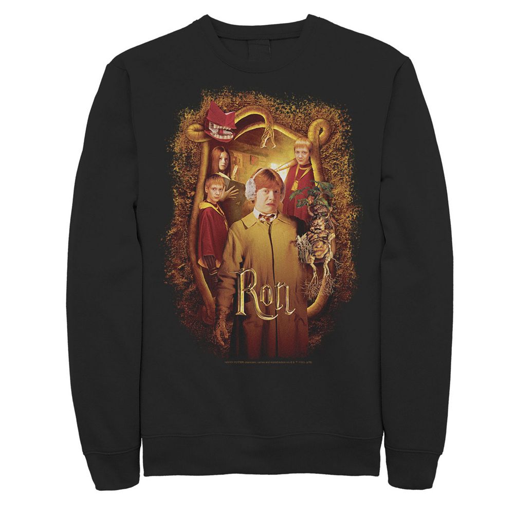 Men's Harry Potter And The Chamber Of Secrets Ron Portrait Fleece ...