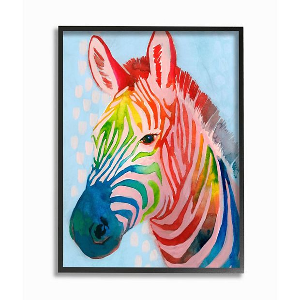 Abstract Zebra Paintings