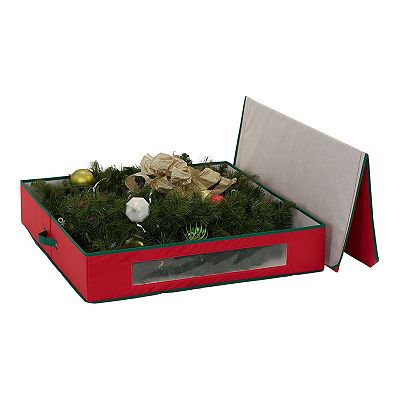 Wreath Storage Container 33 Quart Christmas Wreath Storage Container