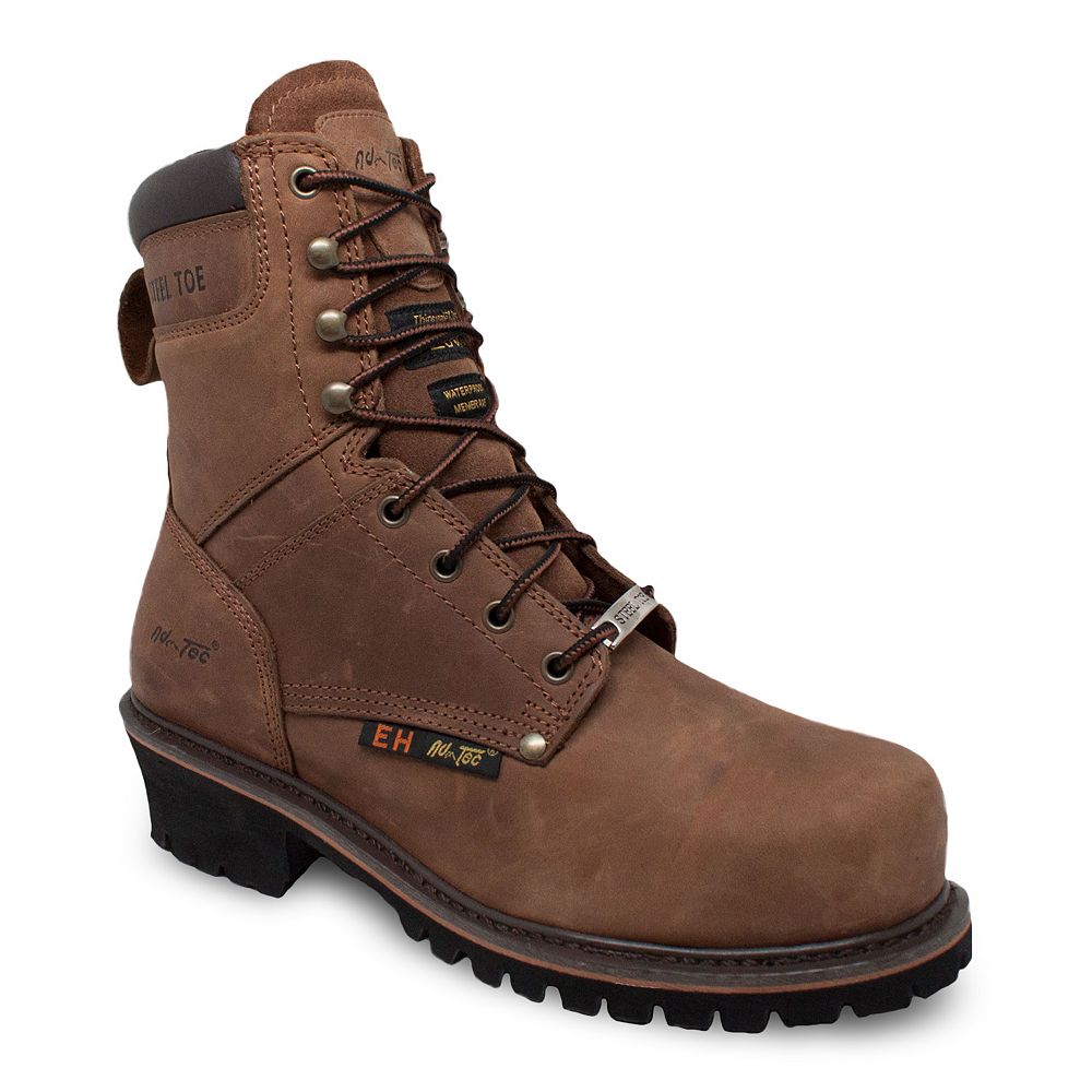 AdTec 9490 Men's Super Logger Steel Toe Work Boots
