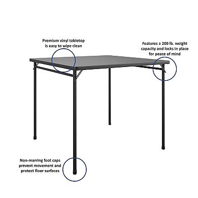 Cosco Vinyl Top Folding Table