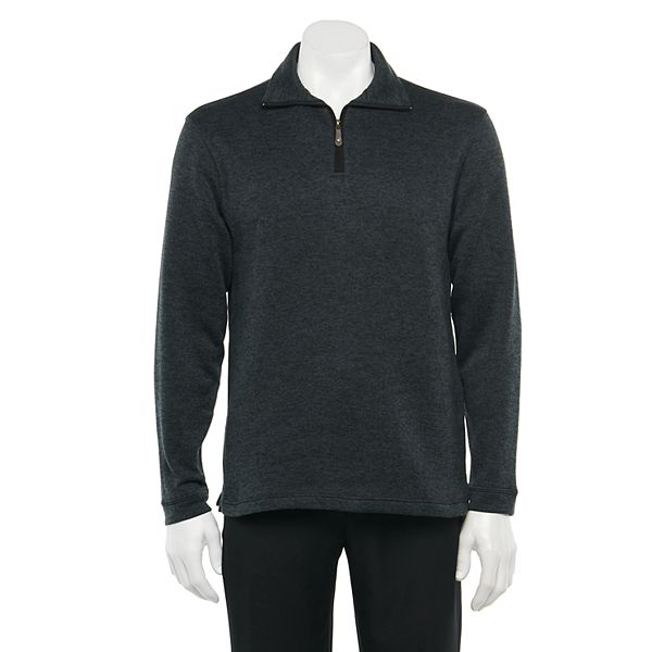 Men's Haggar® Classic-Fit Quarter-Zip Sweater Fleece Pullover