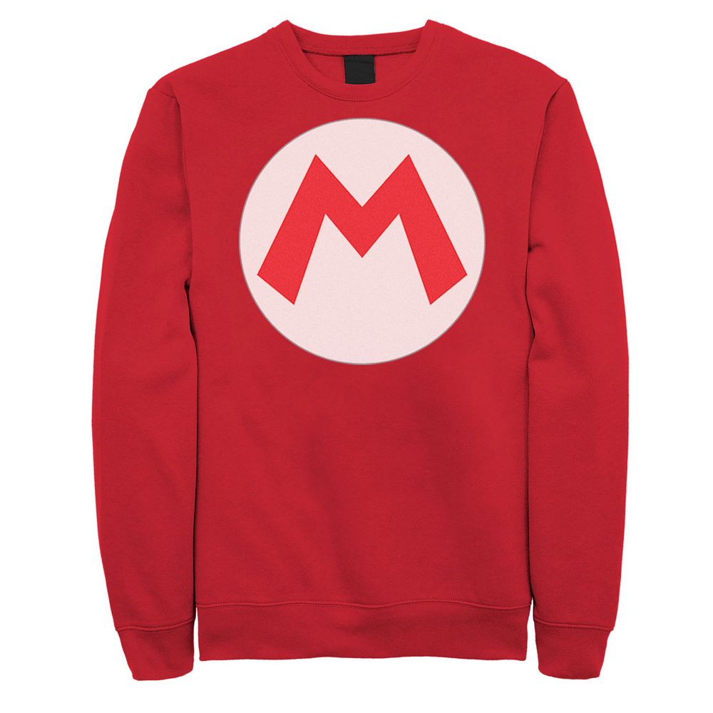 Men's Nintendo Super Mario Icon Costume Sweatshirt