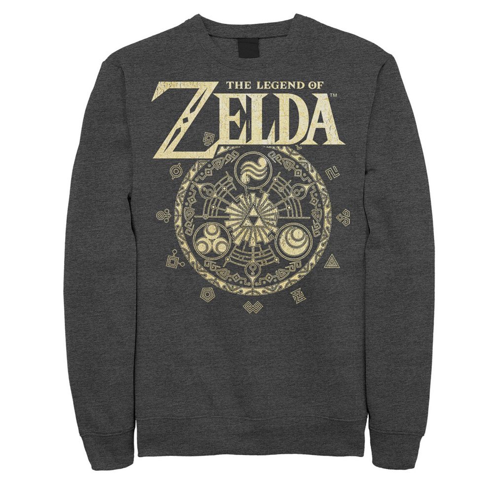 Men's The Legend Of Zelda Circle Emblem Logo Sweatshirt