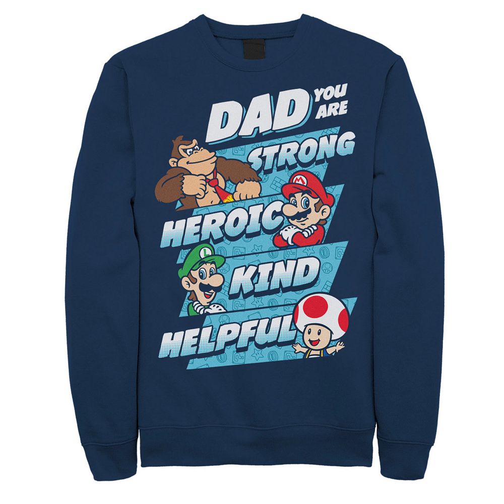 Men's Nintendo Super Mario Dad You Are Sweatshirt