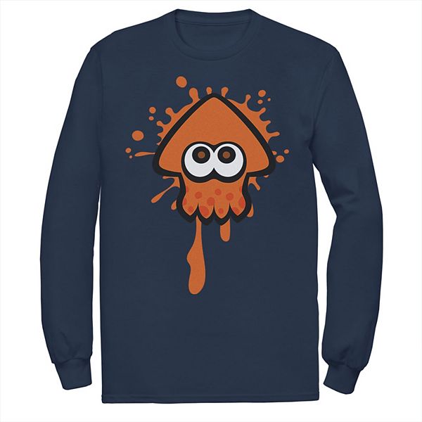 Men's Nintendo Splatoon Orange Inkling Squid Splat Tee