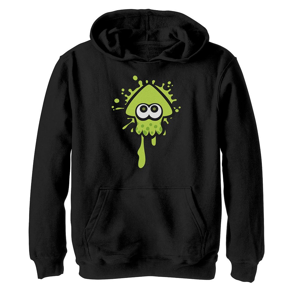 Men's Nintendo Splatoon Green Inkling Squid Splat Hoodie