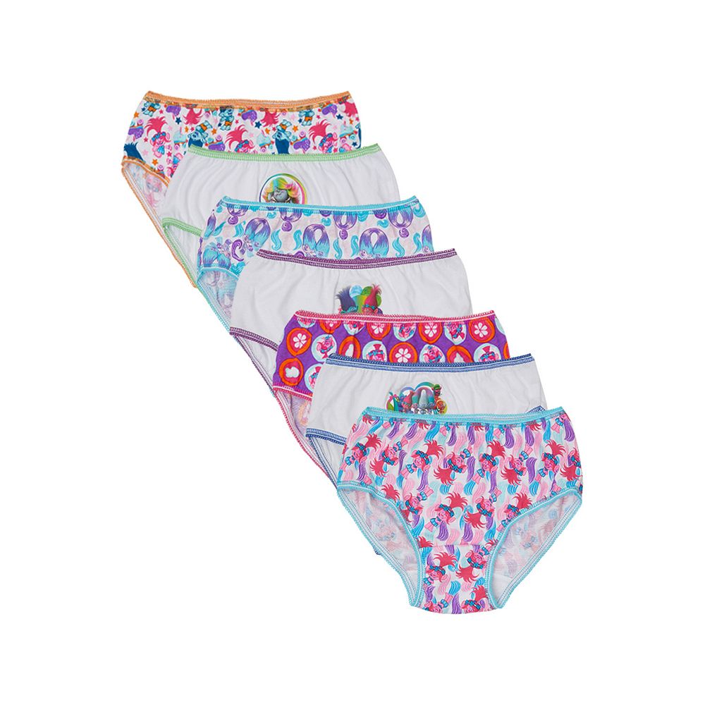 Girls 4-8 DreamWorks Trolls World Tour 7-Pack Underwear