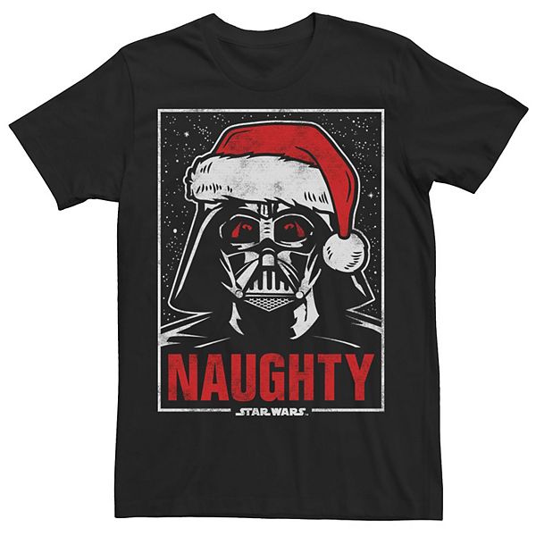 Mens Star Wars Darth Vader Naughty Poster Tee