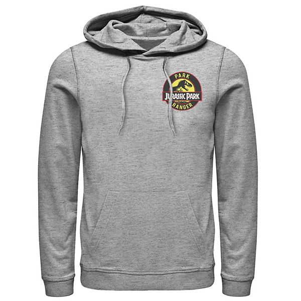 Men's Jurassic Park Ranger Logo Black Badge Hoodie