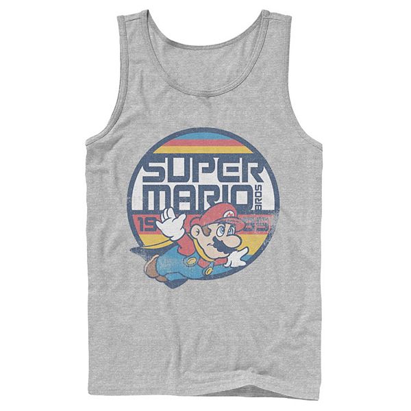 Men's Nintendo Super Mario Classic Retro Flying 1985 Tank Top