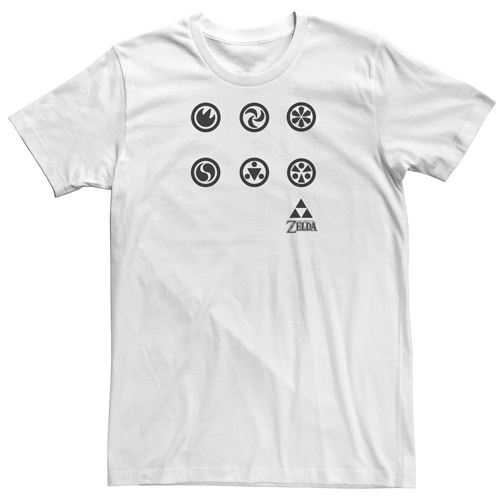 Men's Zelda Element Symbols Tee